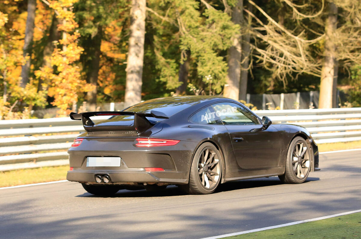 2017 Porsche 911 GT3 facelift spotted undisguised | Autocar