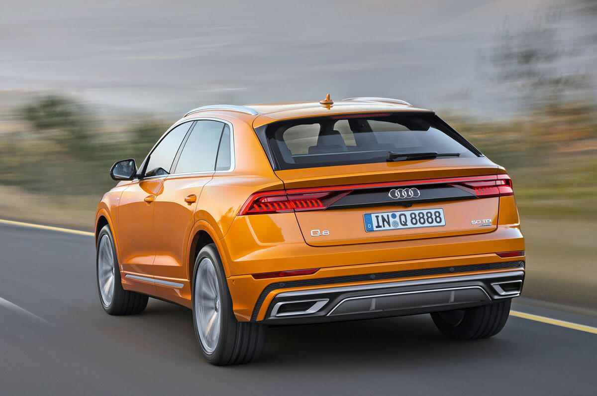 Audi Q8 SUV: Range Rover Sport and BMW X6 rival launched | Autocar