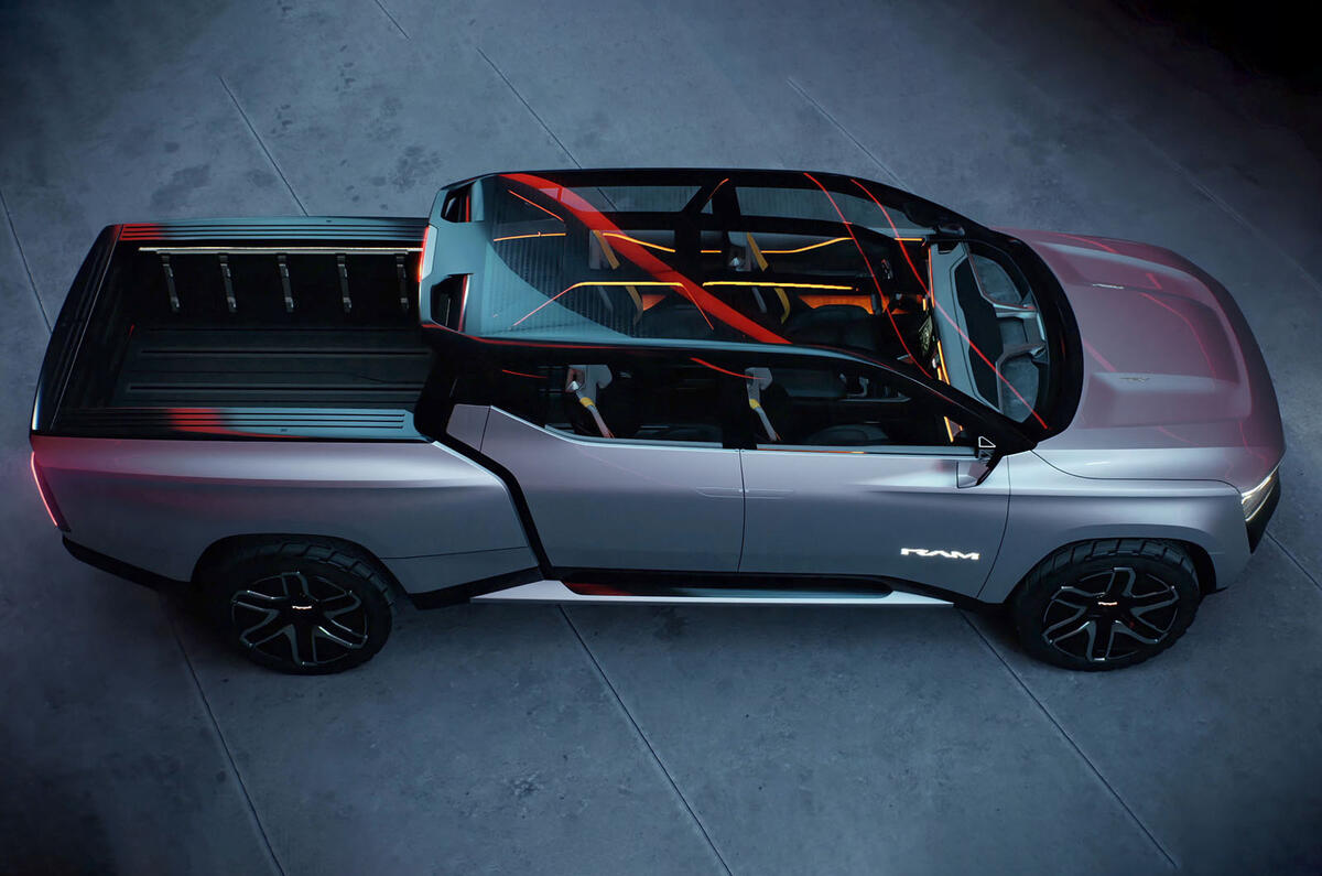 Ram 1500 Revolution: radical concept is extendable electric pick-up ...