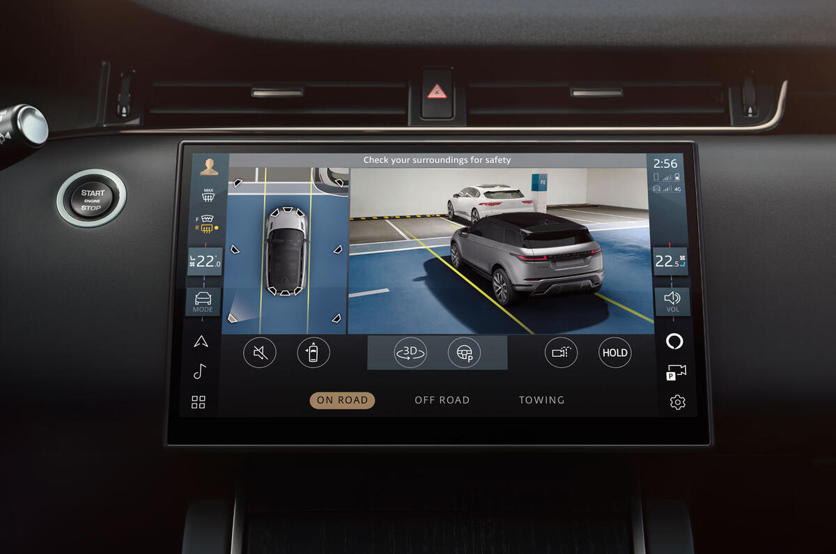 Range Rover Evoque gets larger touchscreen, hybrid range boost | Autocar