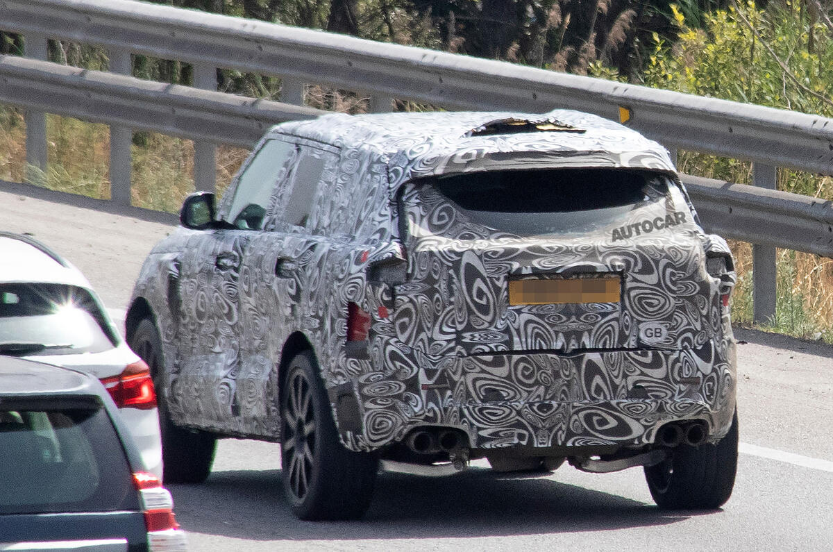 New Range Rover Sport SVR prototype spied testing | Autocar