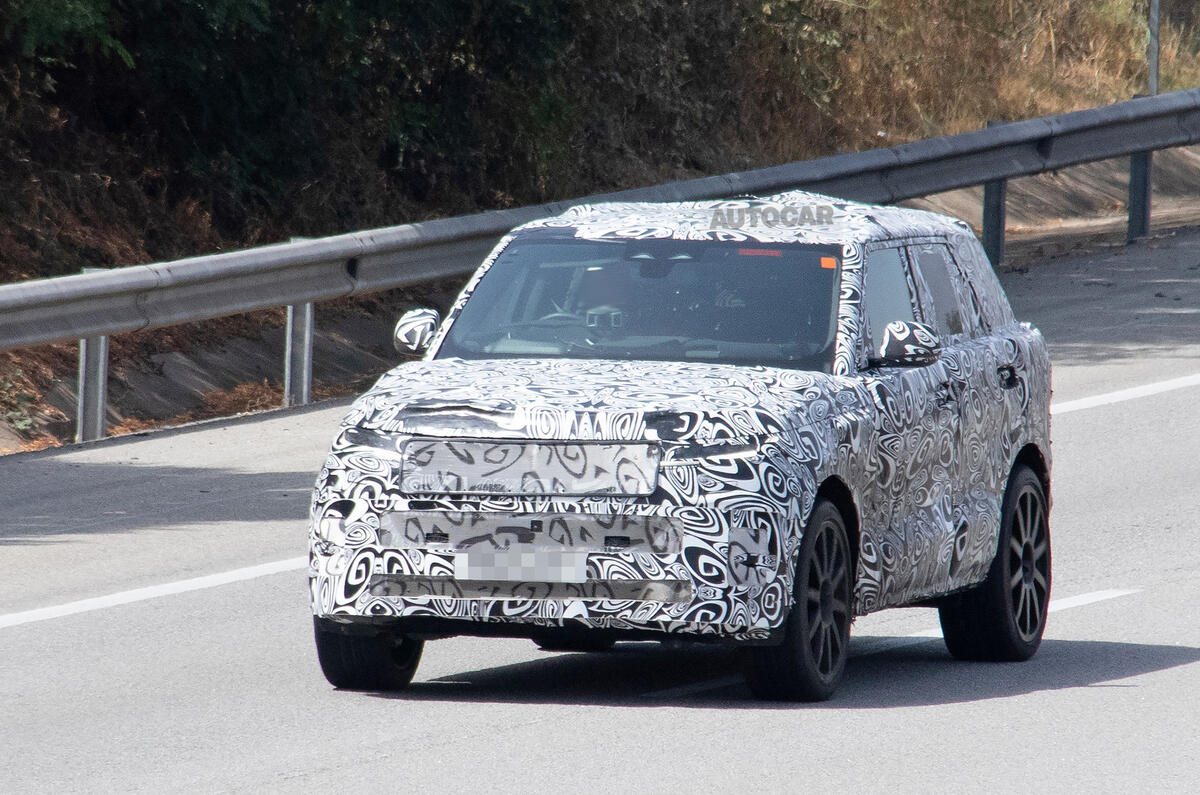 New Range Rover Sport SVR prototype spied testing | Autocar