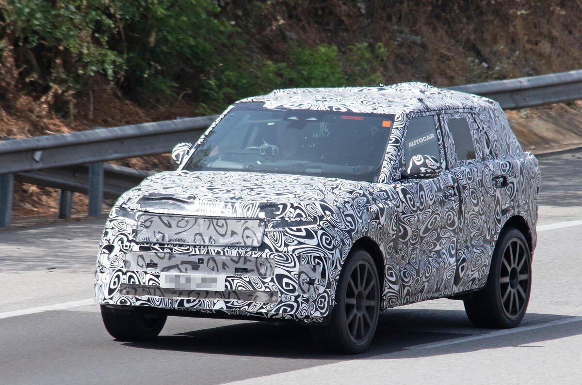 New Range Rover Sport SVR prototype spied testing | Autocar