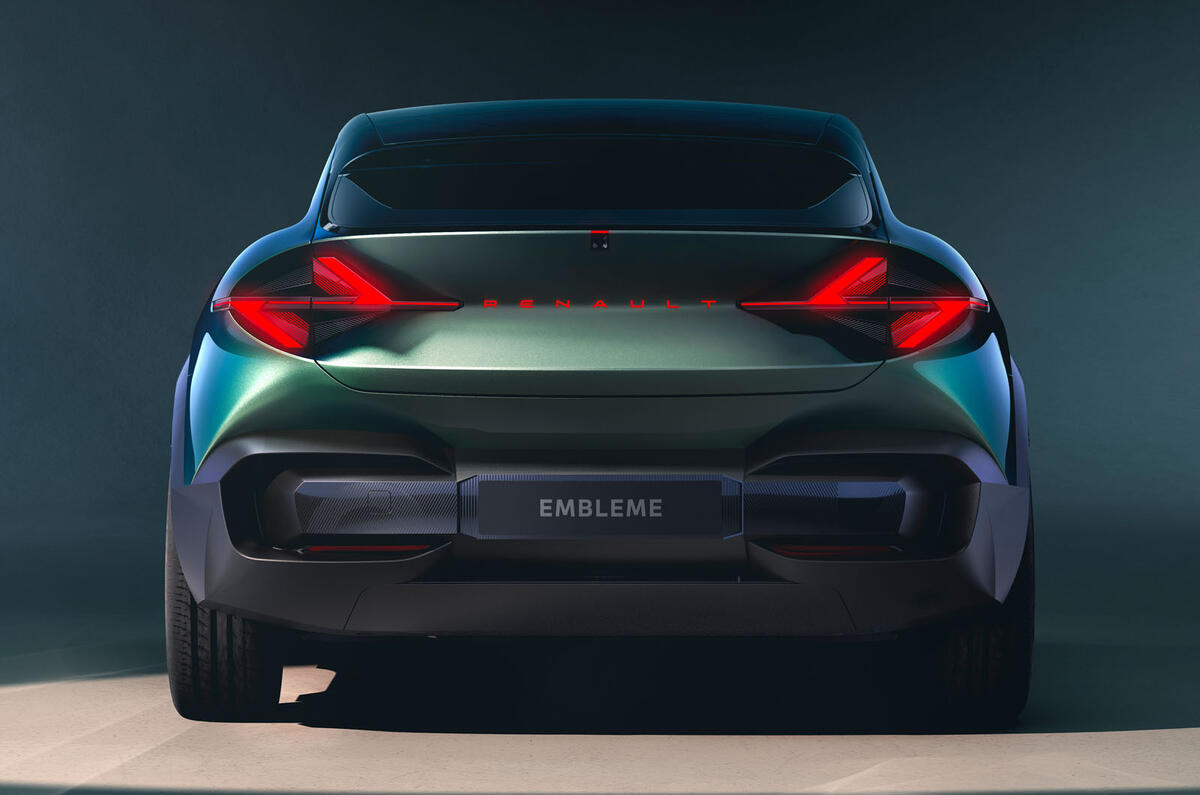 Renault Embleme revealed as hydrogen coupé-SUV for 2030 | Autocar