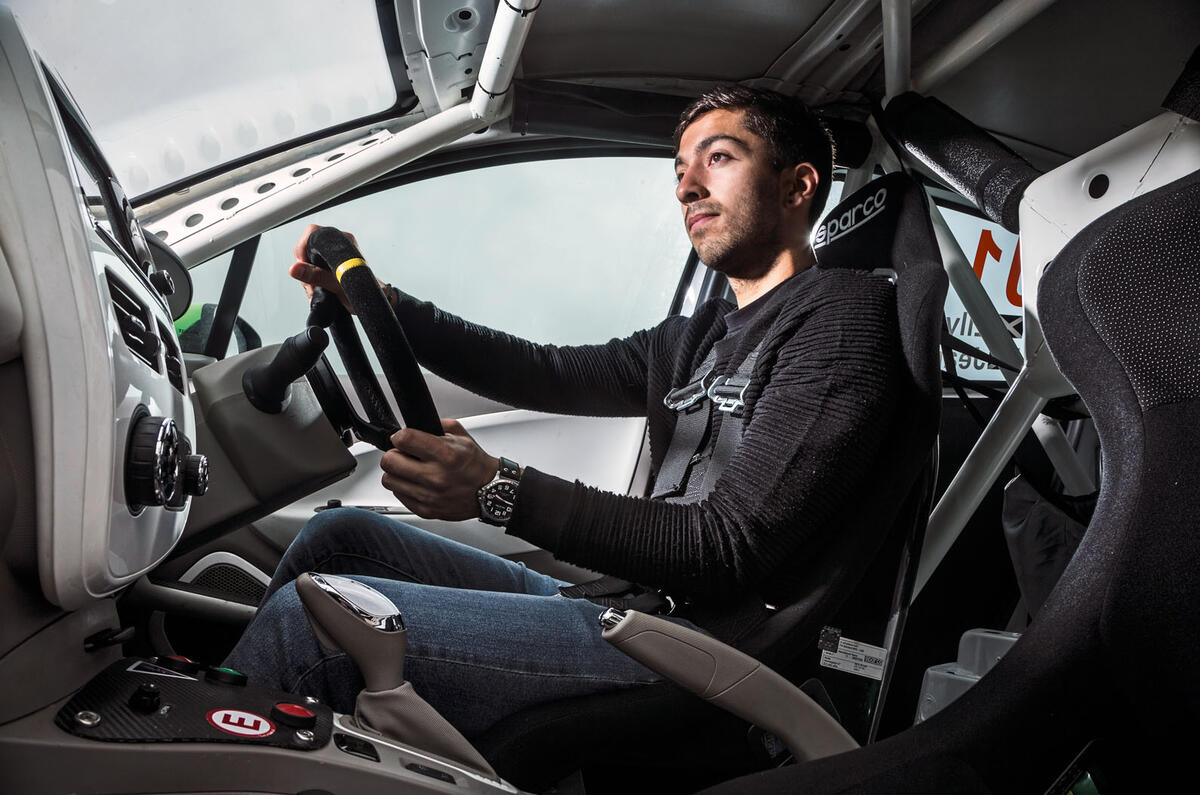 Driving an eRally Renault Zoe - the world's first junior EV rally car ...