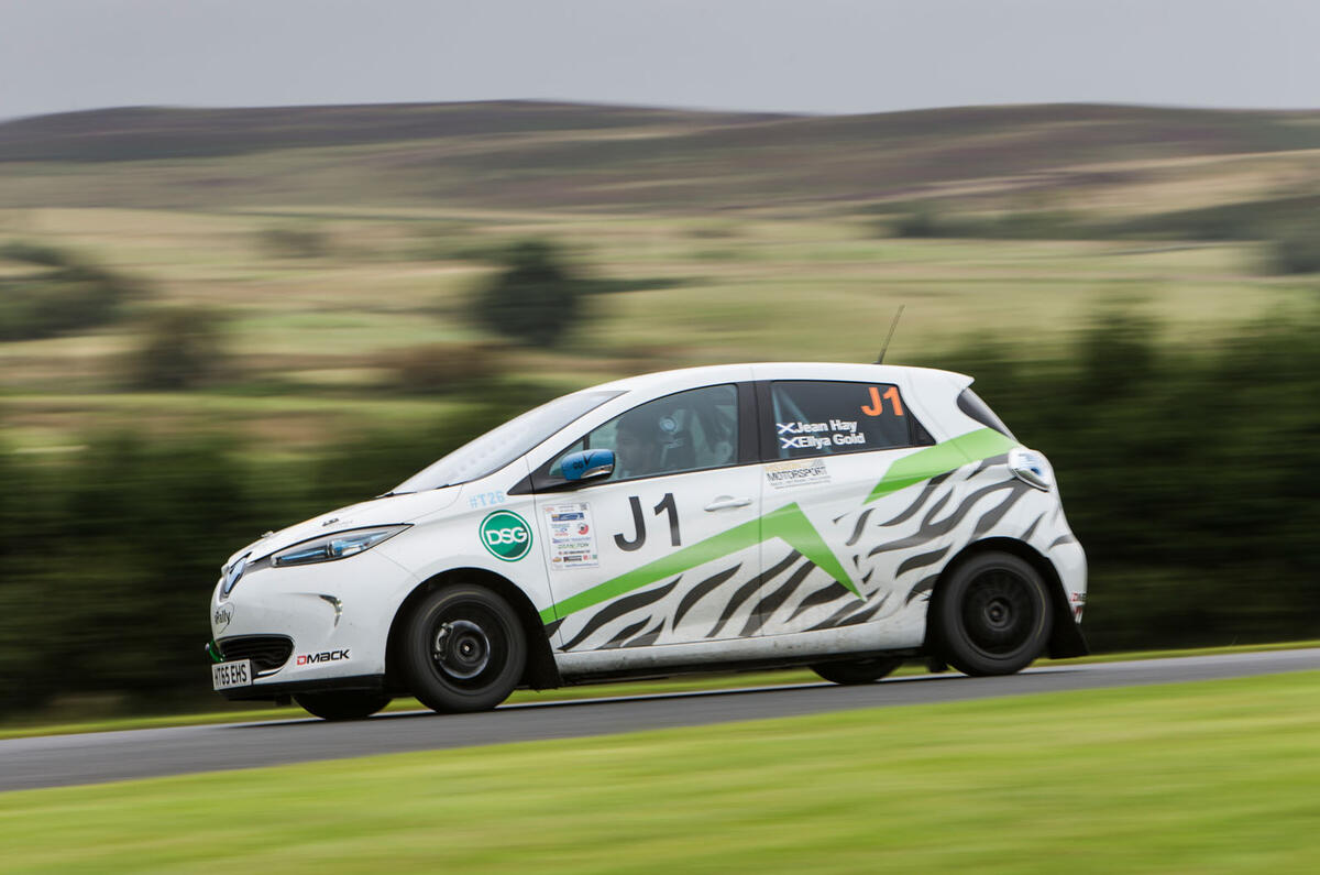 Driving an eRally Renault Zoe - the world's first junior EV rally car ...