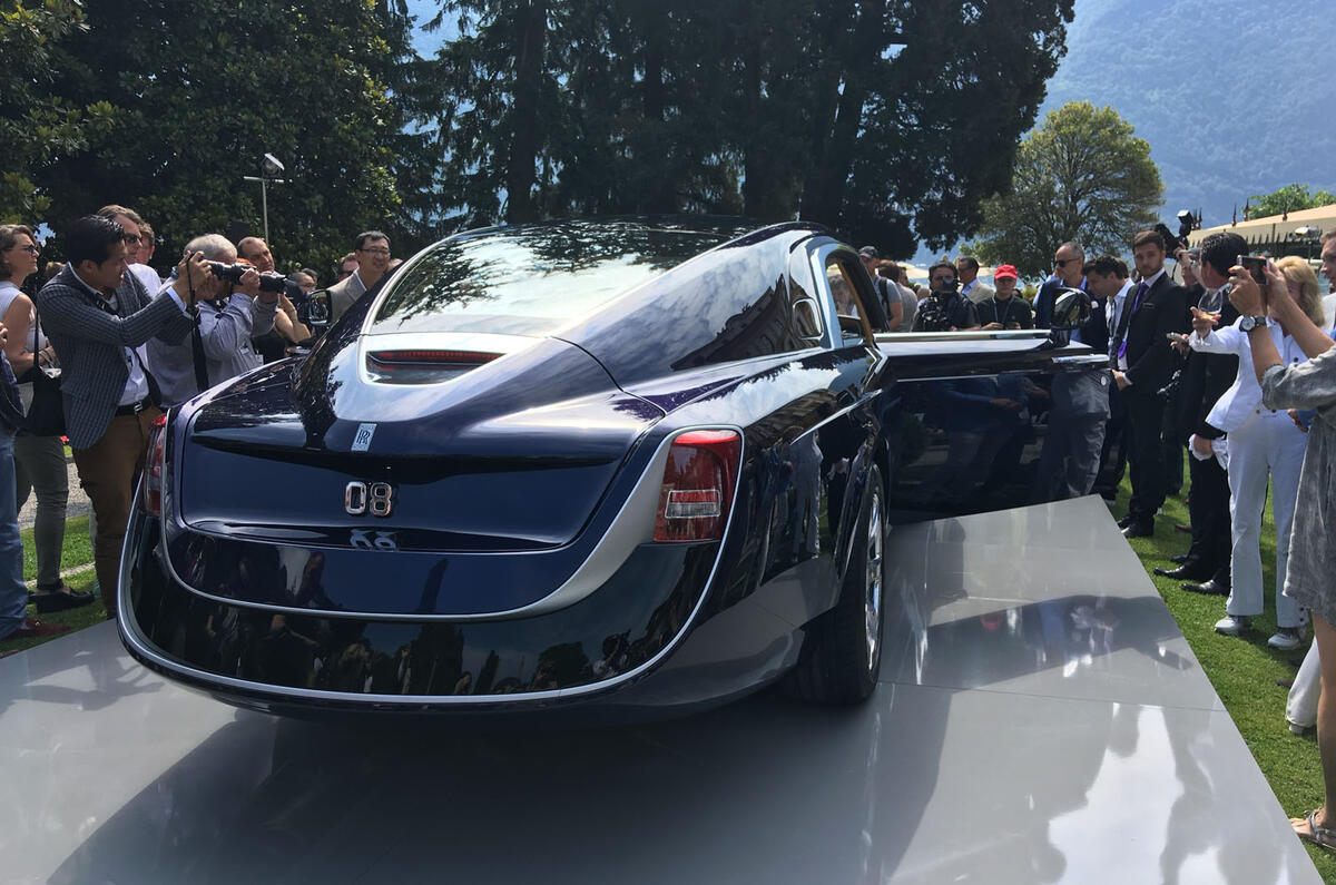 Rolls-Royce bespoke Sweptail takes to Goodwood hillclimb | Autocar