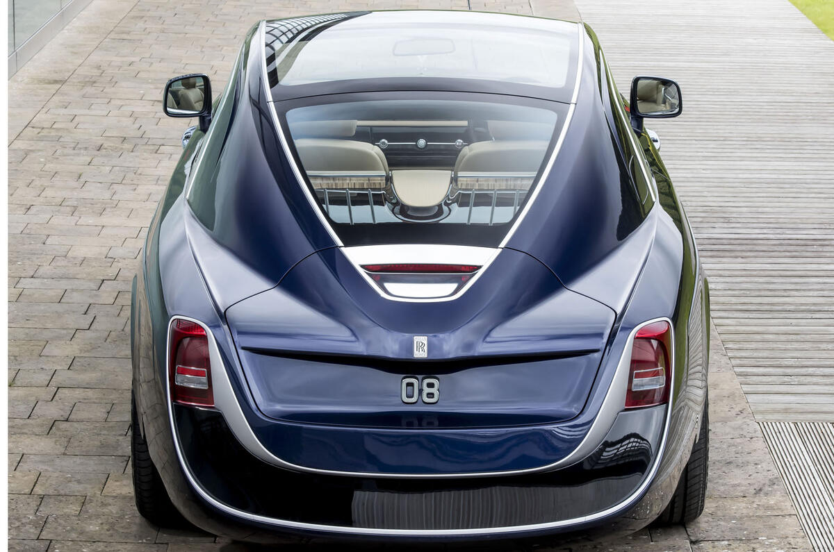 Rolls-Royce bespoke Sweptail takes to Goodwood hillclimb | Autocar