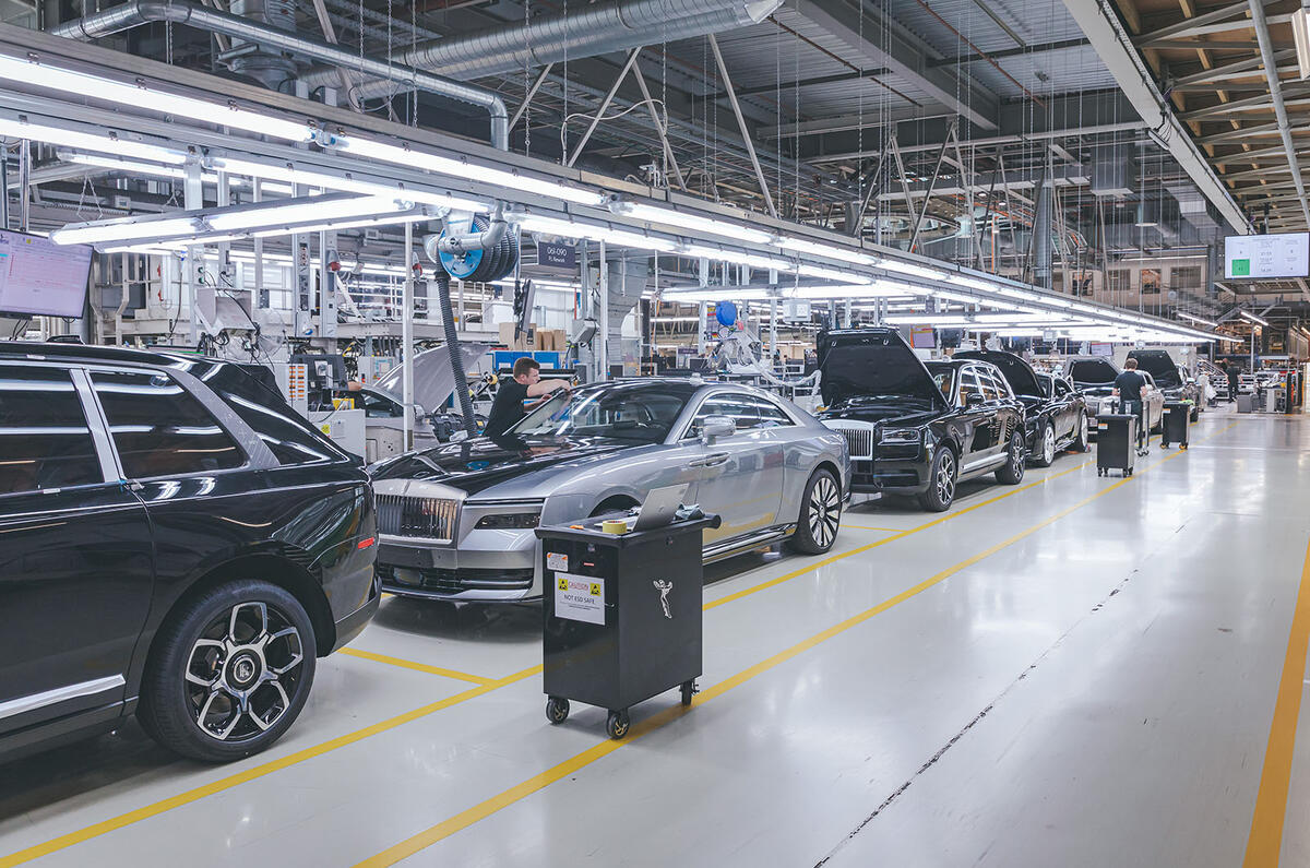 Inside Rolls-Royce: how it builds Spectre EV alongside V12 Phantom ...