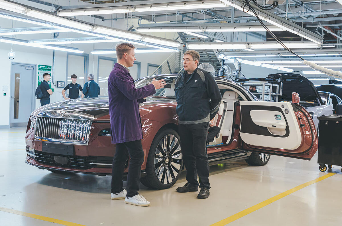 Inside Rolls-Royce: how it builds Spectre EV alongside V12 Phantom ...