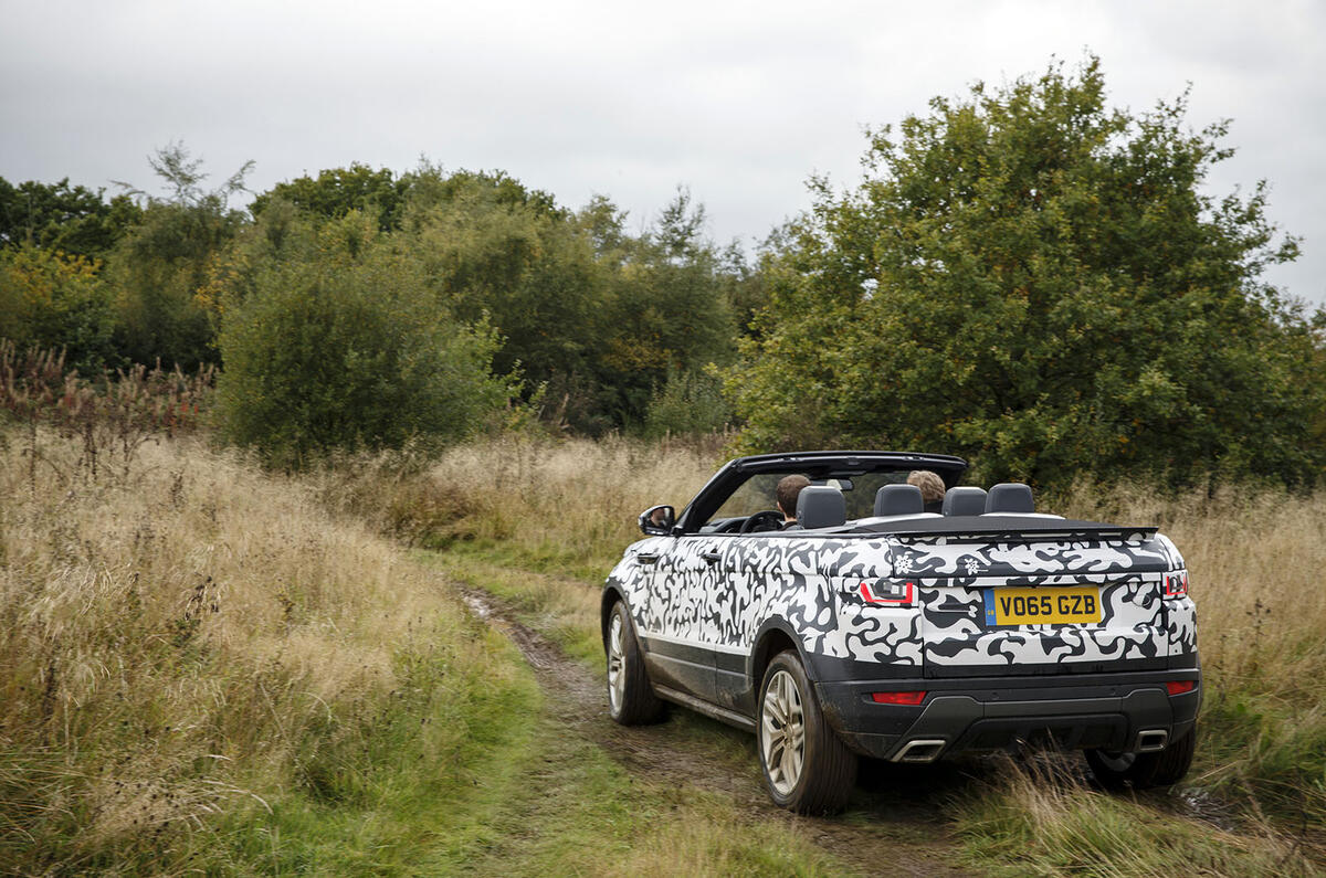 Off-roading in the new Range Rover Evoque Convertible | Autocar