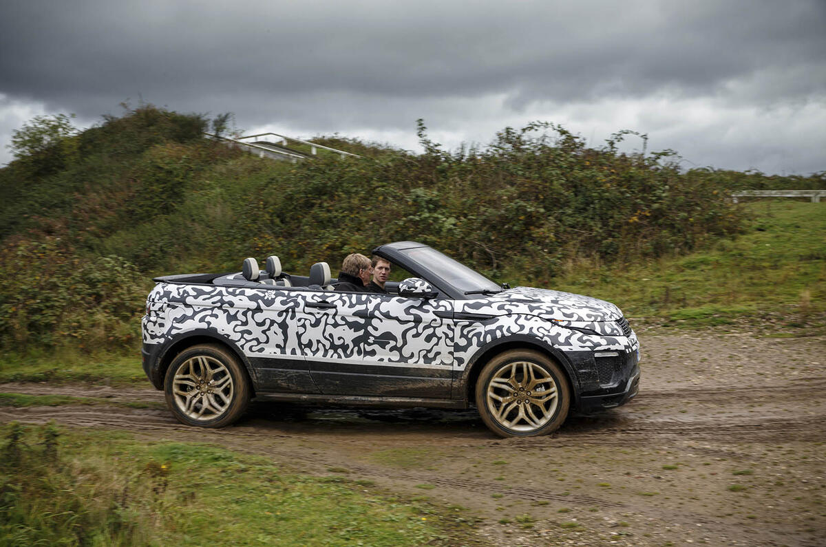Off-roading in the new Range Rover Evoque Convertible | Autocar