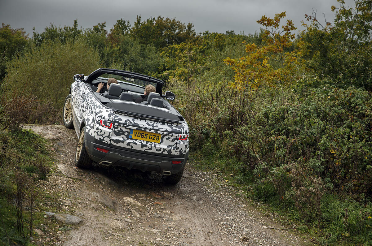 Off-roading in the new Range Rover Evoque Convertible | Autocar