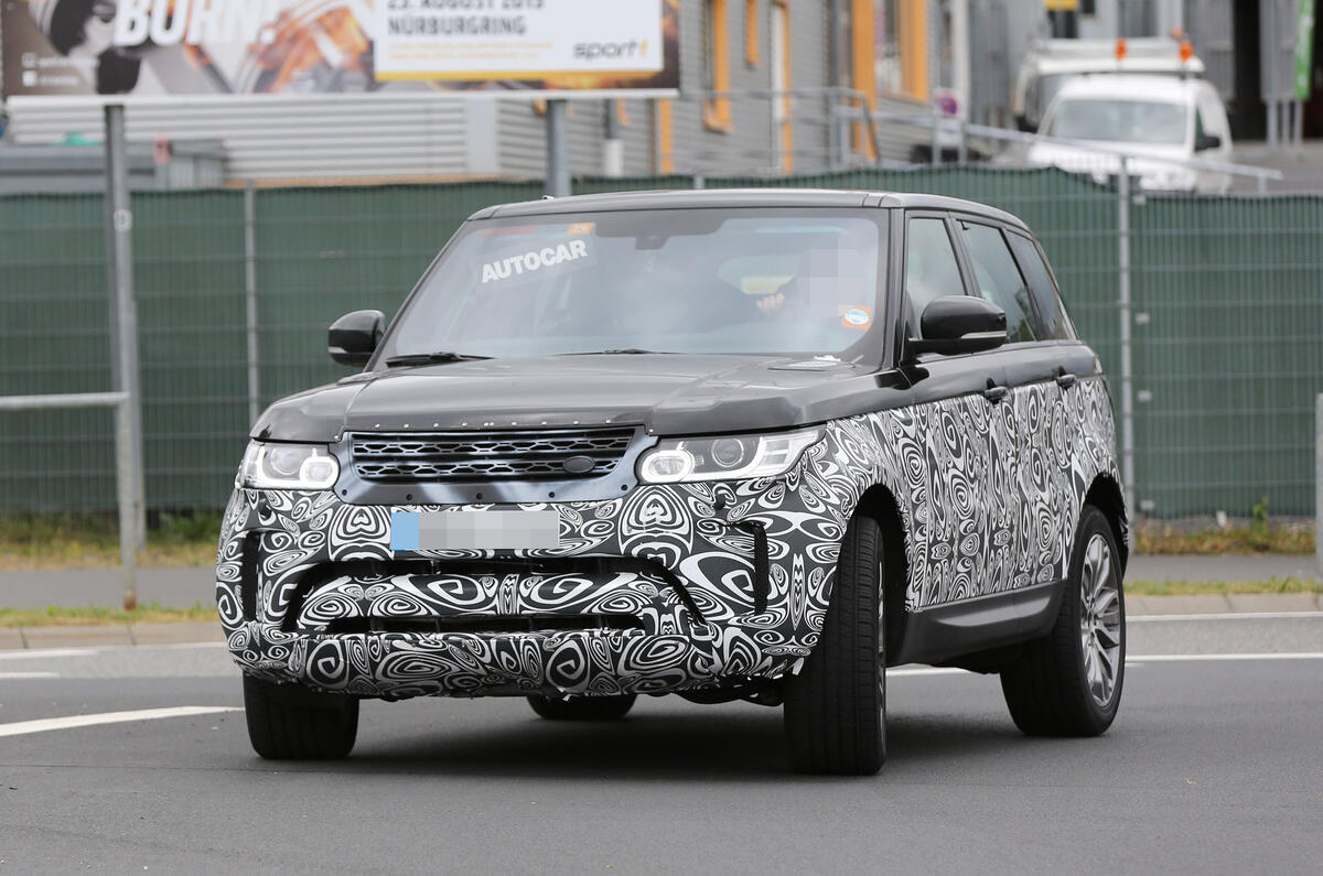 2016 Range Rover Sport facelift - first spy shots | Autocar