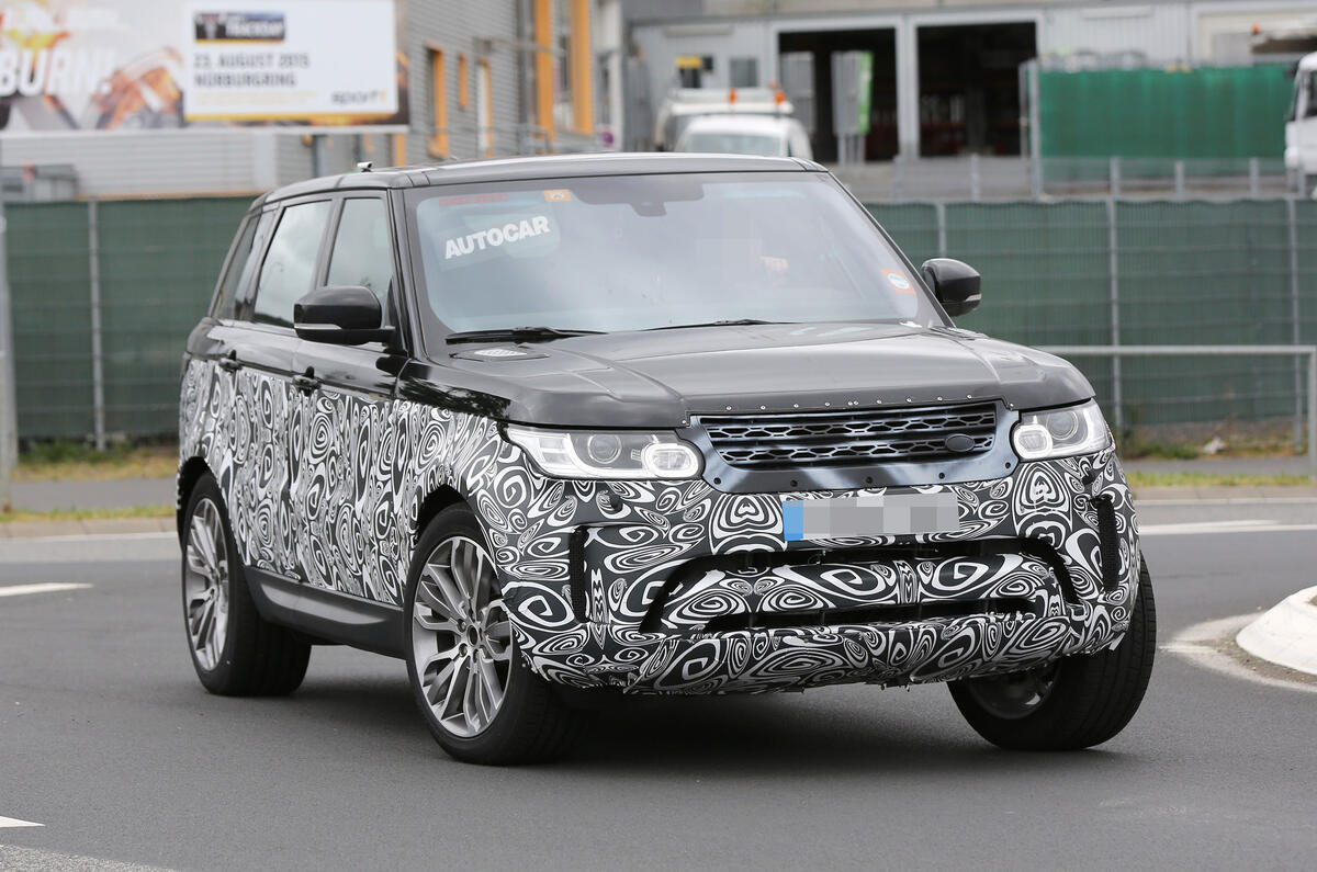 2016 Range Rover Sport facelift - first spy shots | Autocar