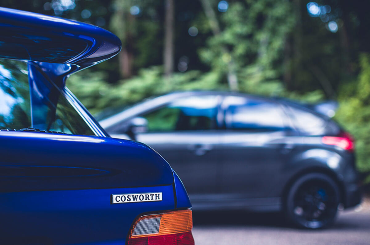 Ford Focus RS vs Escort RS Cosworth | Autocar