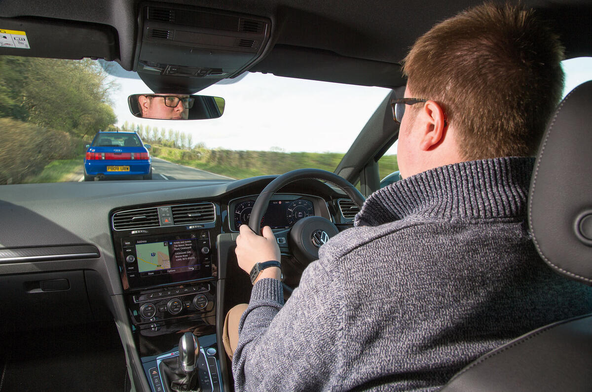 Audi RS2 Avant vs Volkswagen Golf R Estate - comparison | Autocar