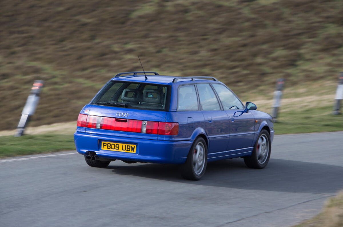 Audi RS2 Avant vs Volkswagen Golf R Estate - comparison | Autocar