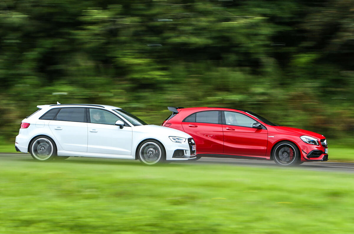 Britain's best affordable driver's car: Audi RS3 versus Mercedes-AMG ...