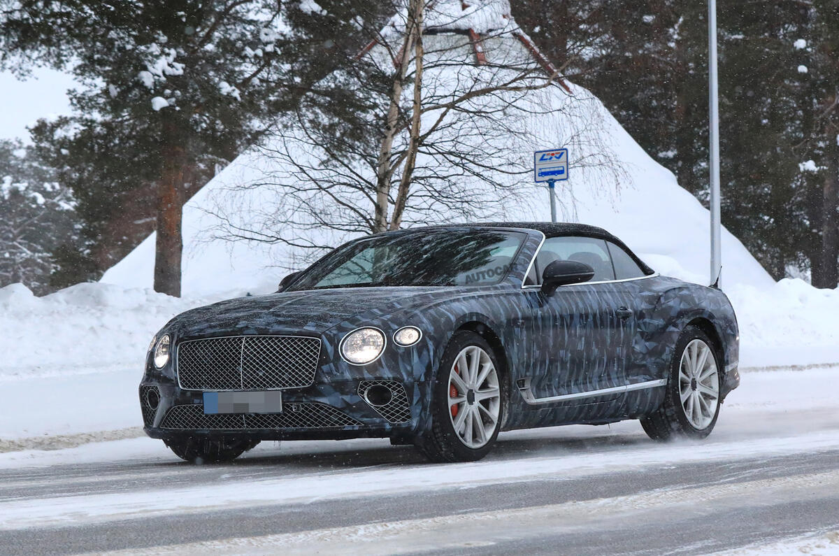 2019 Bentley Continental GT Convertible to be brand's sportiest drop ...
