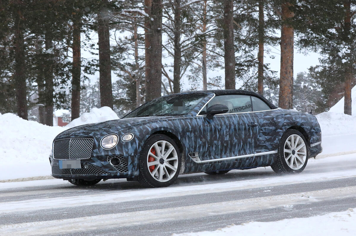 2019 Bentley Continental GT Convertible to be brand's sportiest drop ...