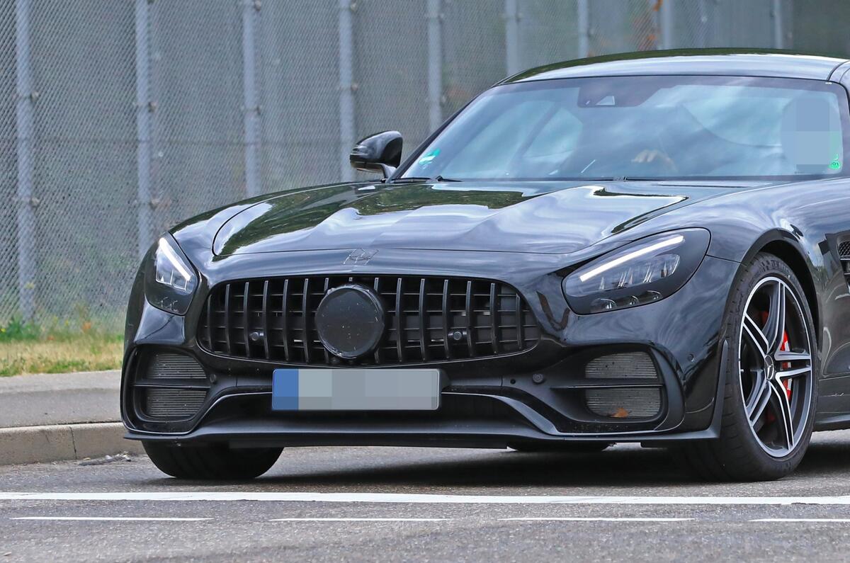 Mercedes-AMG GT facelift seen testing ahead of likely LA debut | Autocar