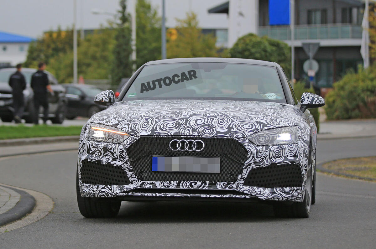 2017 Audi RS5 - new turbocharged V6 note recorded at the 'Ring | Autocar