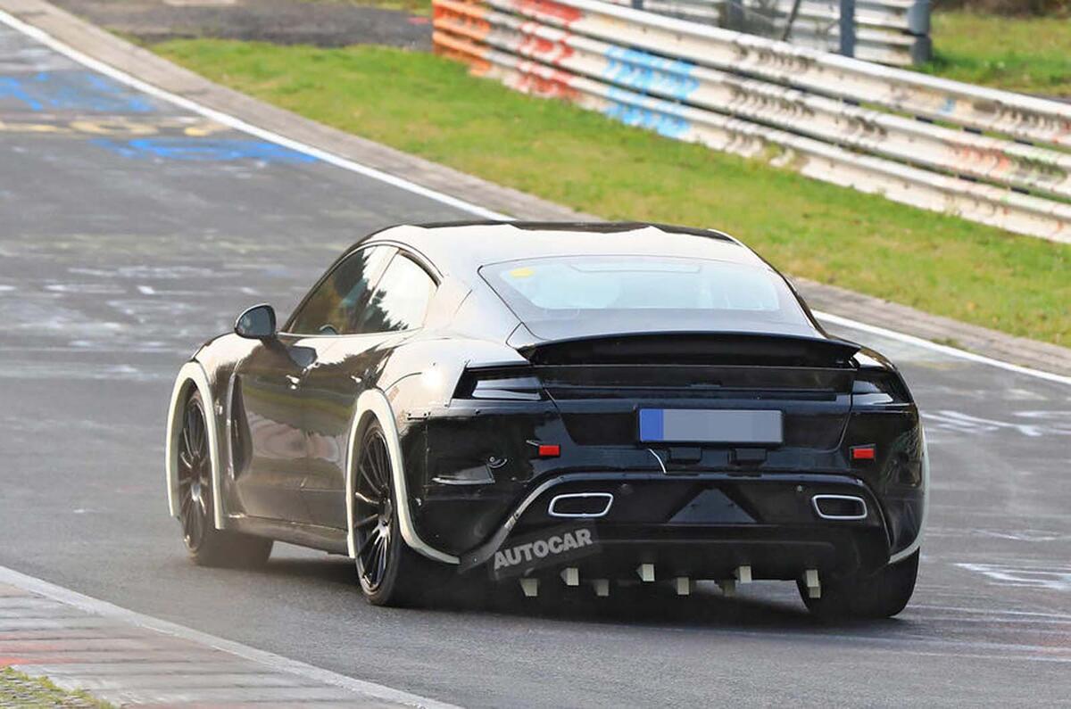 Porsche Mission E: new pictures of EV during cold weather testing | Autocar