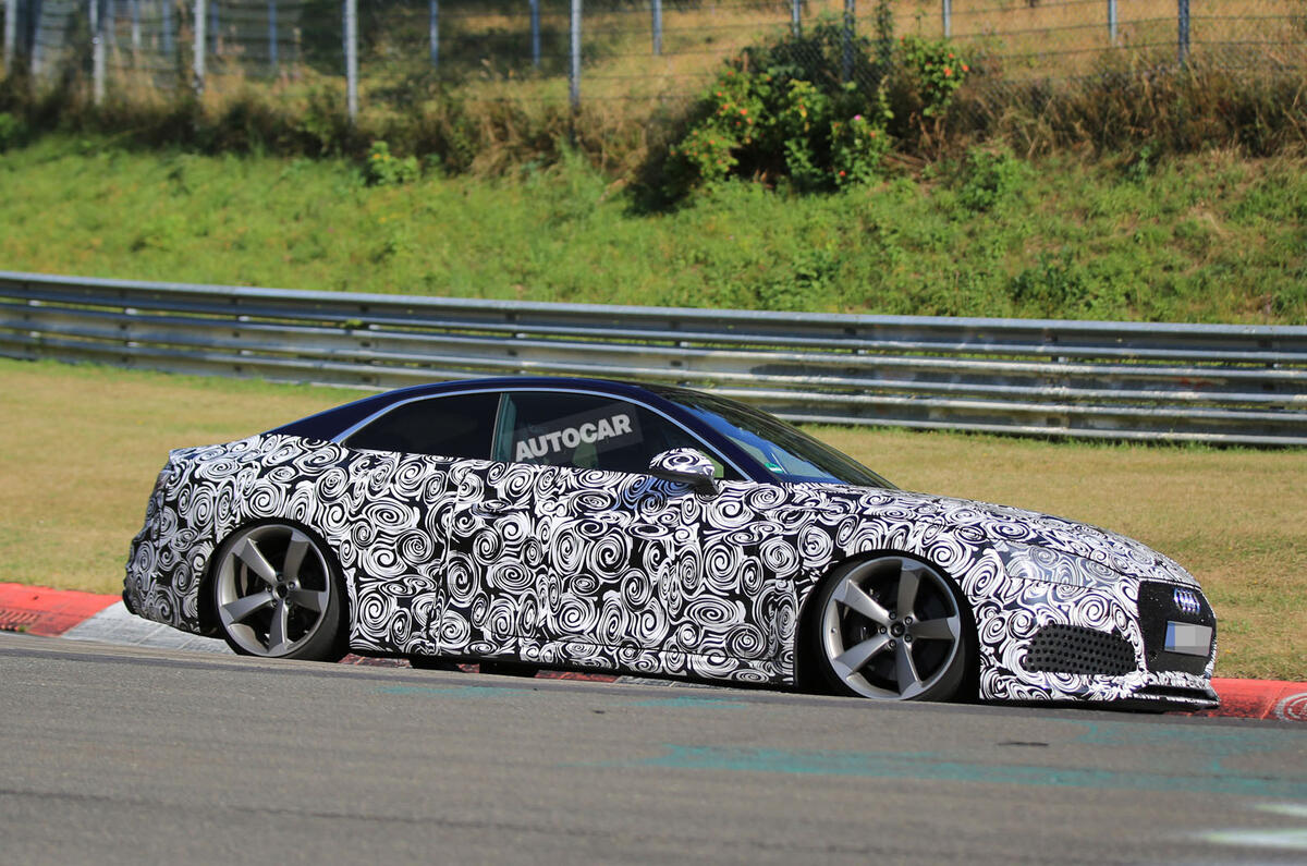 2017 Audi RS5 - new turbocharged V6 note recorded at the 'Ring | Autocar