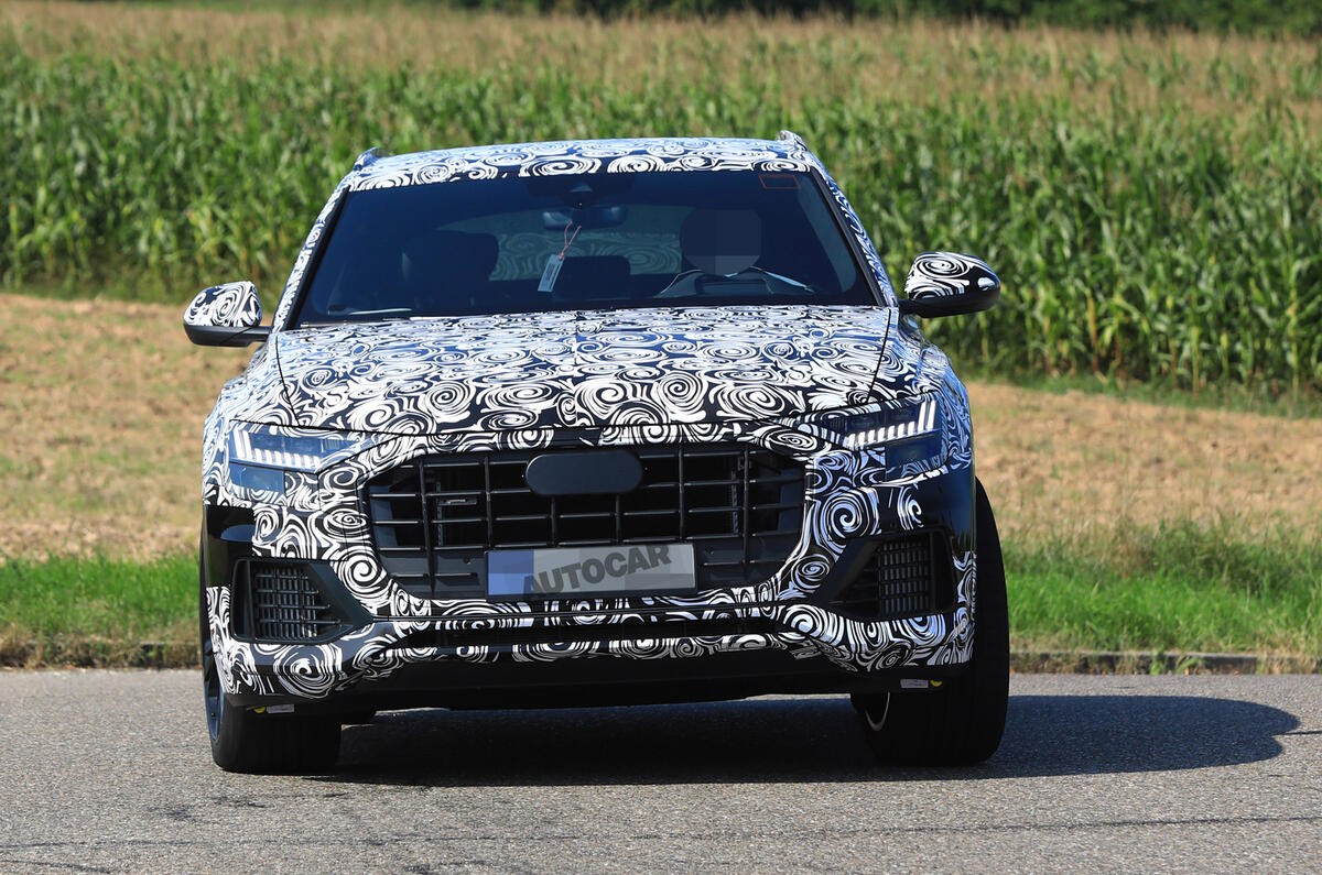 Audi SQ8 seen testing undisguised ahead of December arrival | Autocar