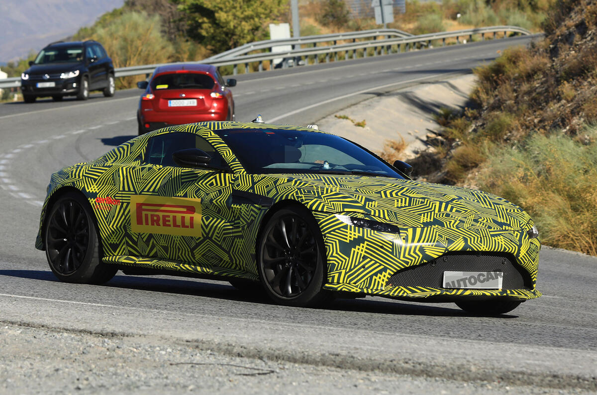 2018 Aston Martin Vantage first image shows new tail-light design ...