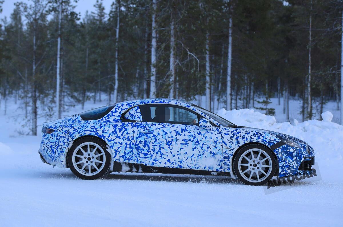 2017 Alpine A120 sports car spotted winter testing | Autocar