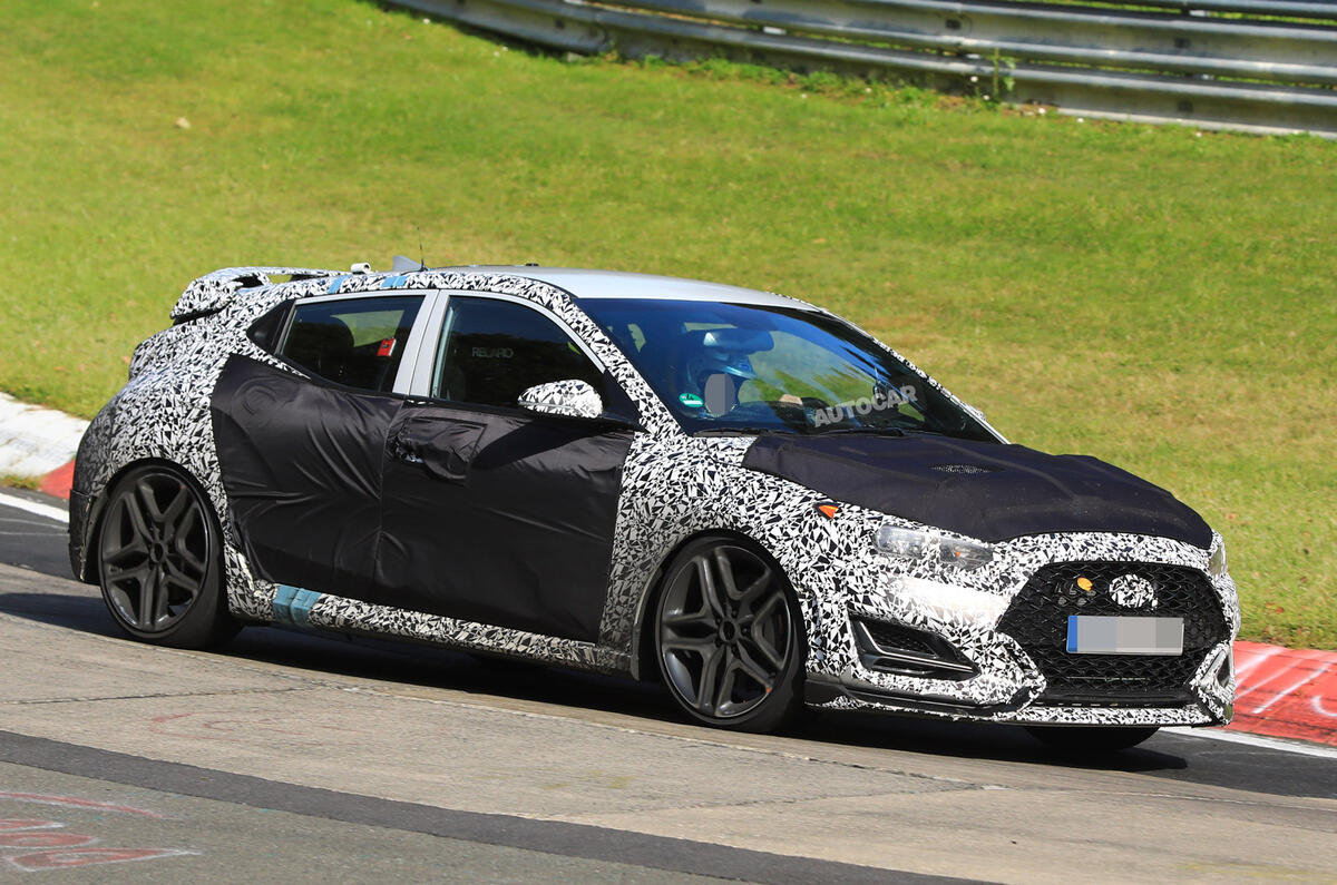 275bhp Hyundai Veloster N: latest sighting reveals new interior design ...