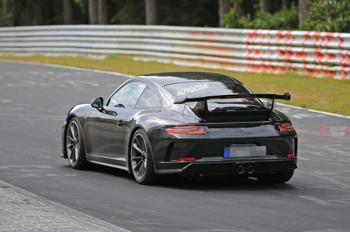 2017 Porsche 911 GT3 facelift spotted undisguised | Autocar