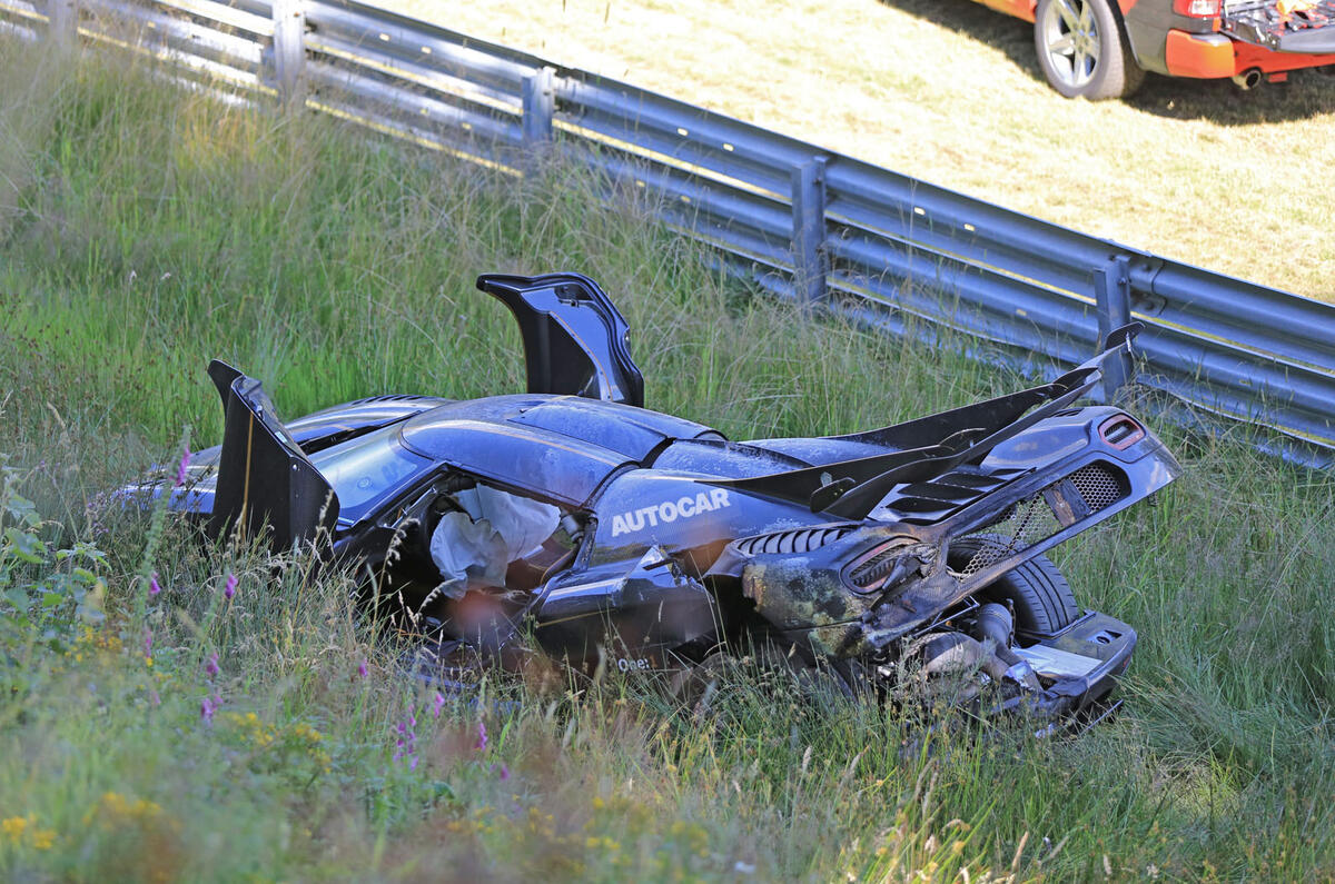 Koenigsegg One:1 Nürburgring crash car will go for record again | Autocar