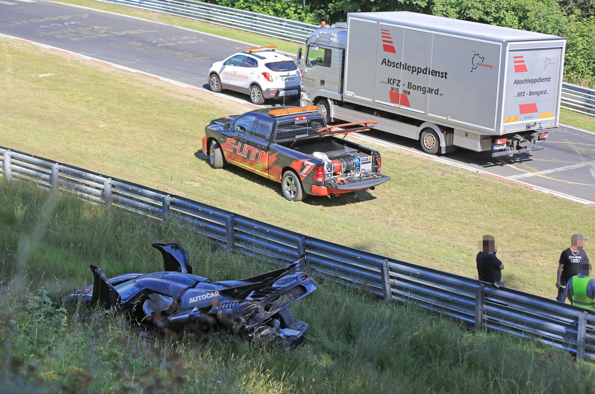 Koenigsegg One:1 Nürburgring crash car will go for record again | Autocar