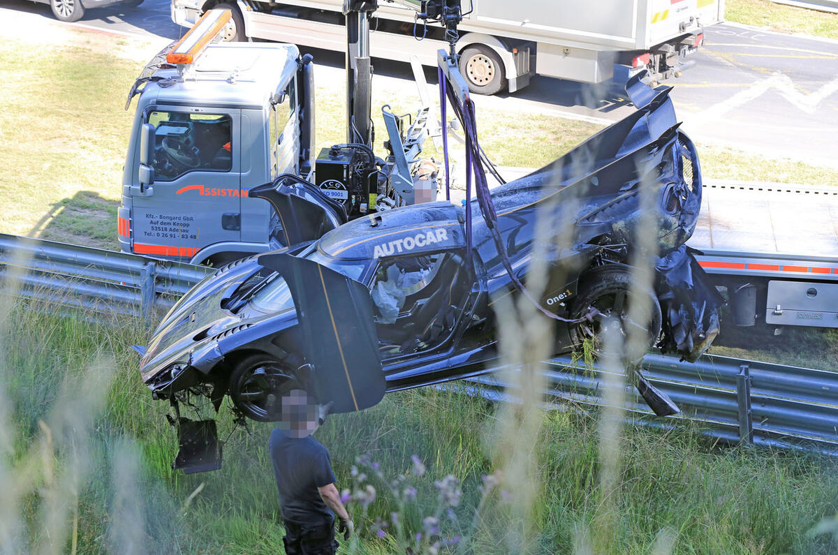 Koenigsegg One:1 Nürburgring crash car will go for record again | Autocar