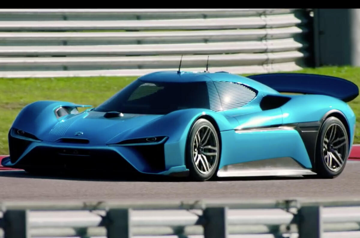 Nio EP9 EV supercar demonstrates driverless ability on track | Autocar