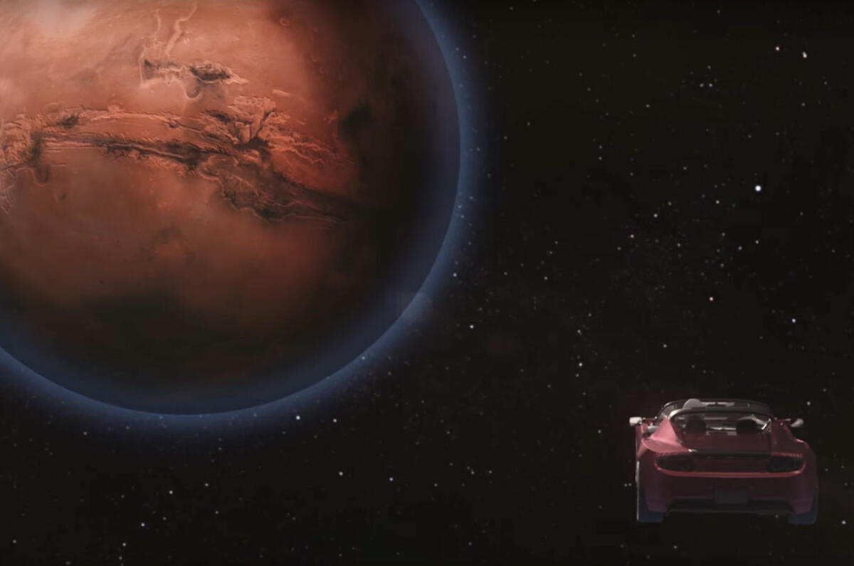 SpaceX Falcon Heavy rocket en route to Mars with Tesla Roadster | Autocar