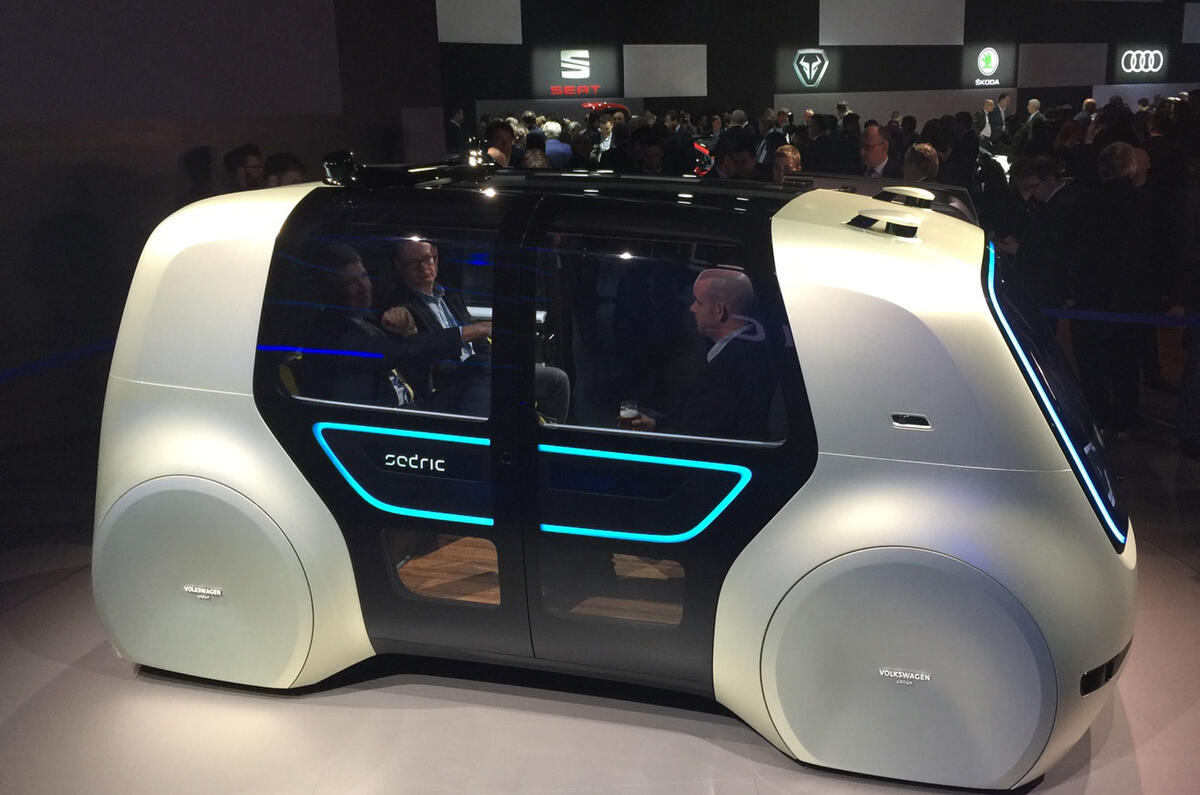 Volkswagen Sedric concept previews self-driving pod-like vehicle | Autocar