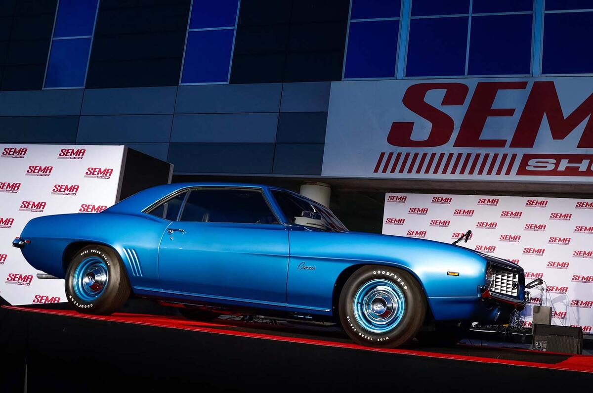 Electric Chevrolet Camaro drag racer revealed at SEMA | Autocar