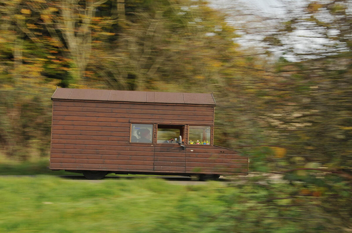 The world's fastest shed breaks speed record | Autocar