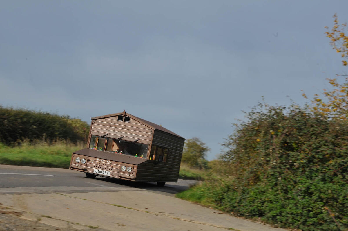 The world's fastest shed breaks speed record | Autocar