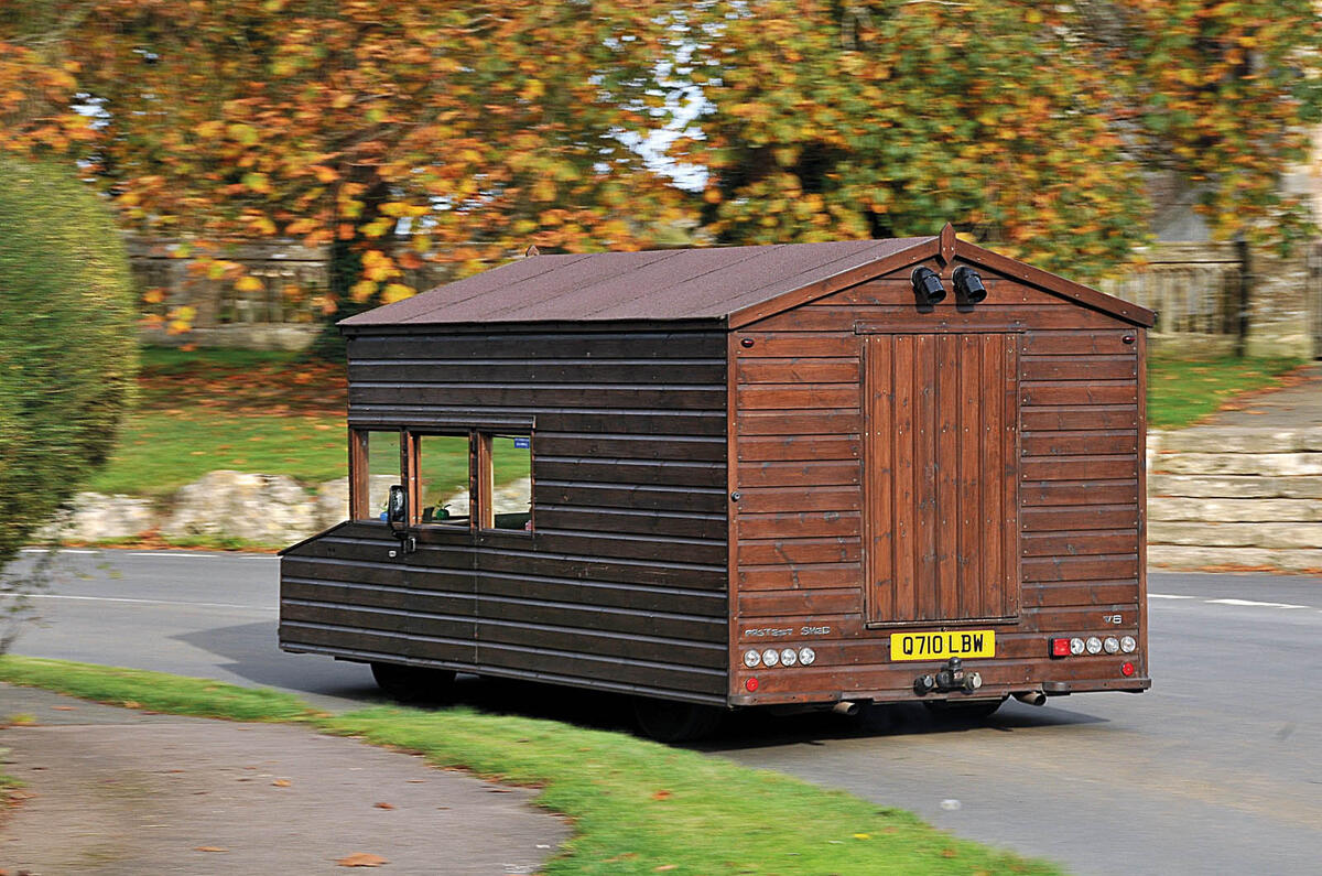 The world's fastest shed breaks speed record | Autocar