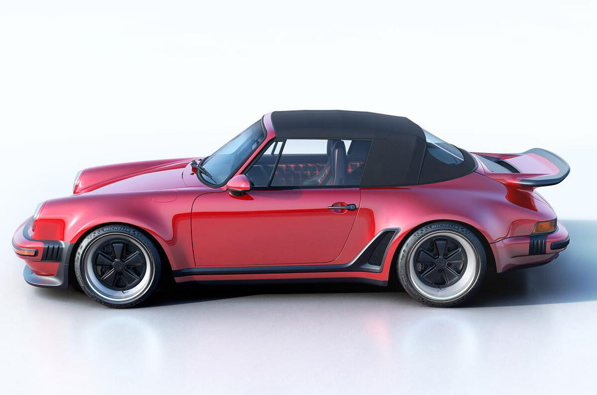 Singer Turbo Study convertible revealed with 503bhp flat six | Autocar