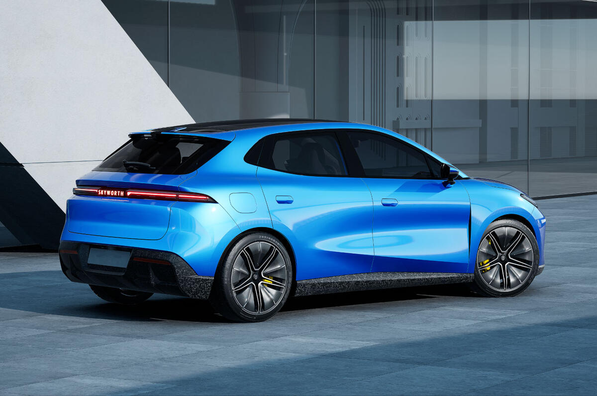 Skywell Q is UK-bound electric hatchback with 300-mile range | Autocar