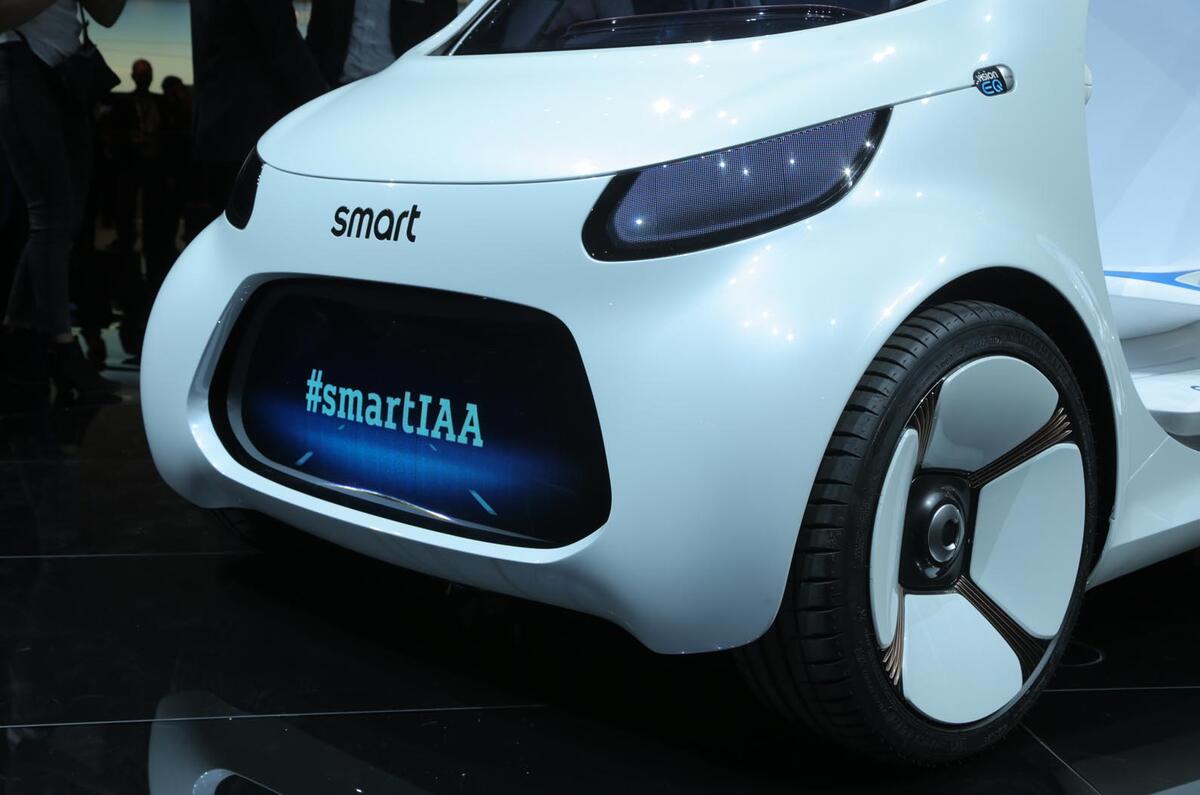 Smart Vision EQ makes public debut as 'electric city car of future ...