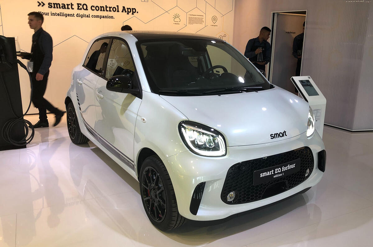 New Smart Fortwo EQ and Forfour EQ priced from £16,850 | Autocar