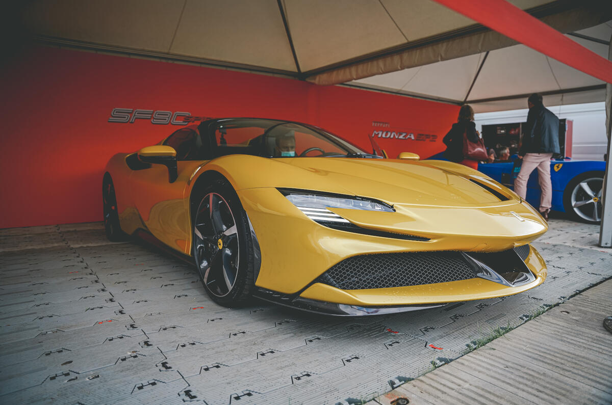 New Ferrari SF90 Spider debuts in UK as 986bhp drop-top hybrid | Autocar