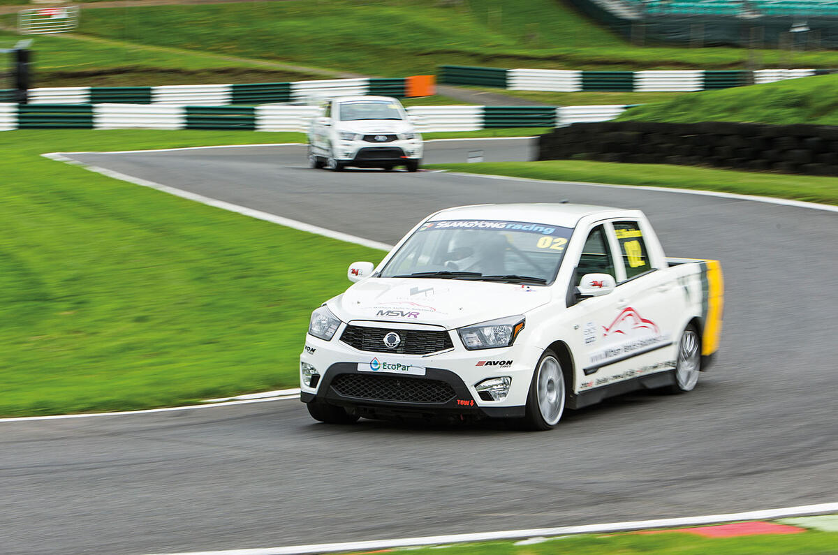 Taking a Ssangyong Musso racer round Britain's Nurburgring | Autocar